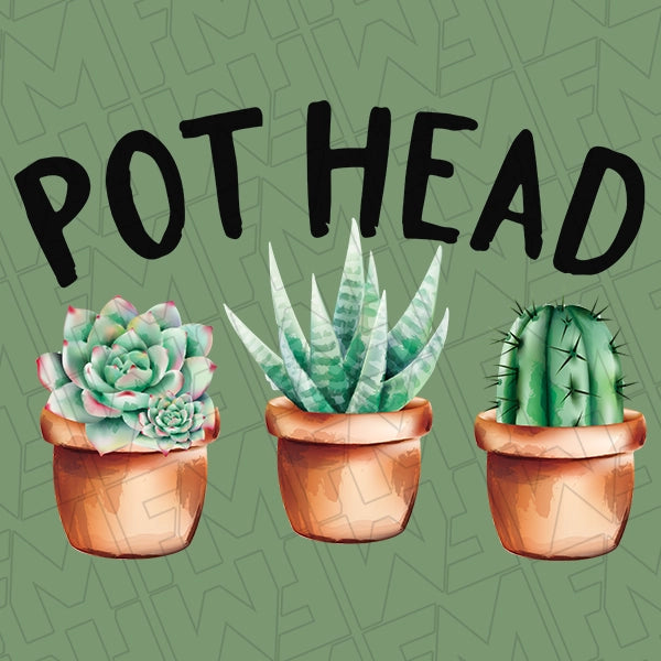 Pot Head Plants DTF Transfer | Ready-to-Press Designs